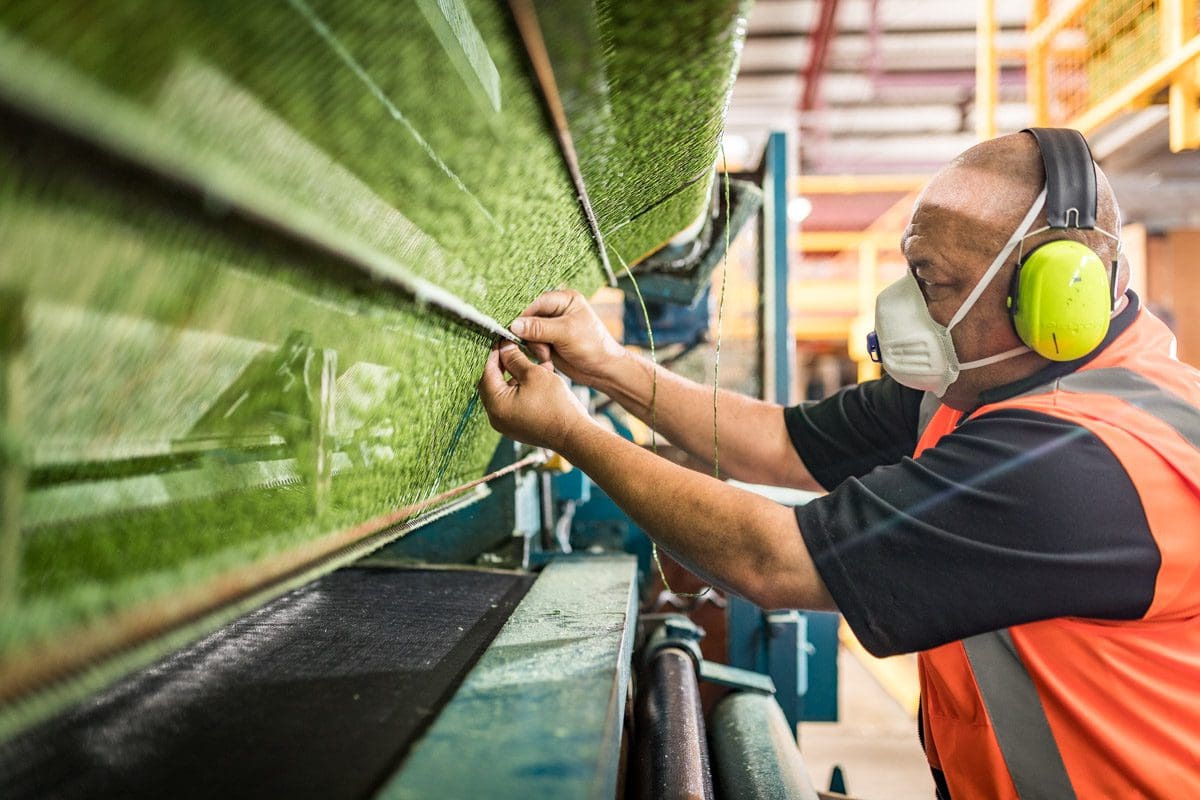 How High-Quality Synthetic Grass Is Made | TigerTurf